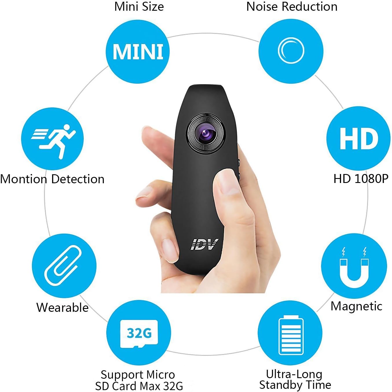 Mini caméscope IDV numérique HD 1080P. – kinshashop